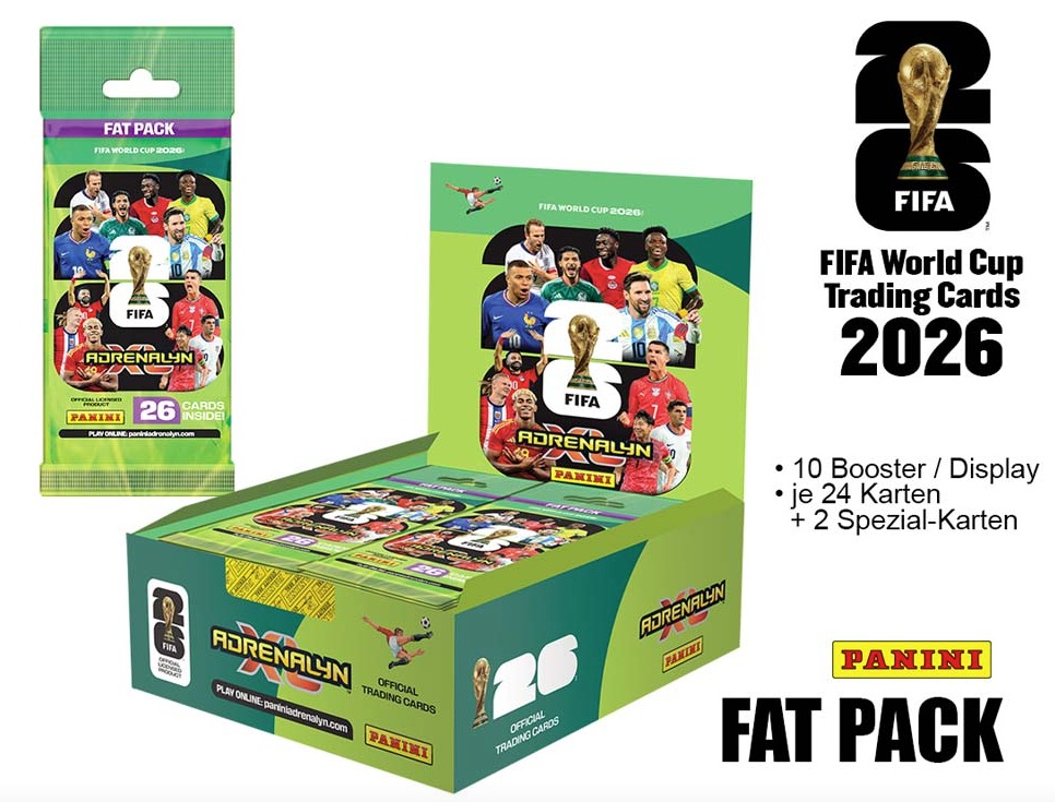 2026 FIFA World Cup Adrenalyn XL Fat Pack Booster | Fußball | Sport ...