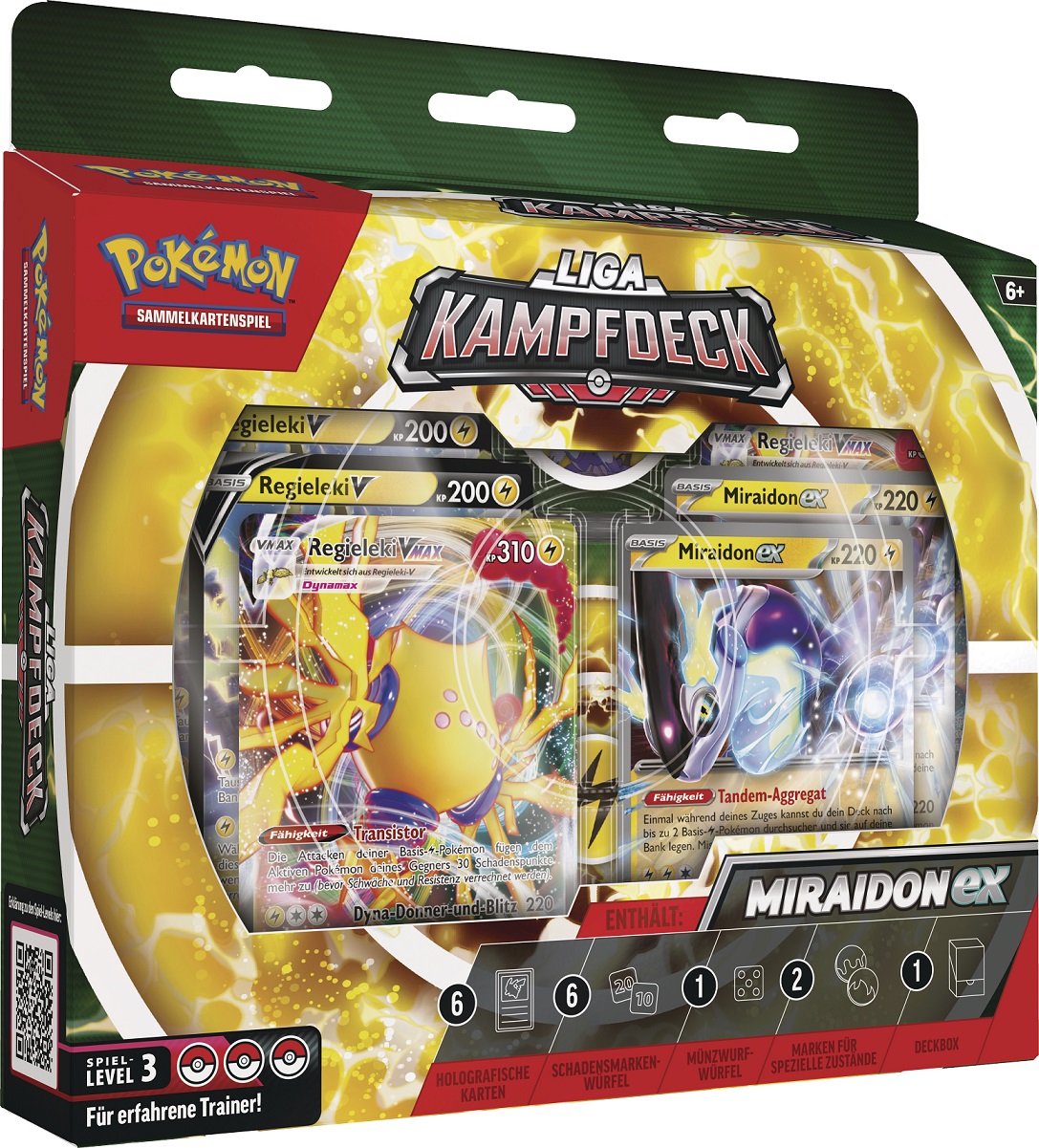 Pokémon Cards Liga Kampf Deck Miraidon EX DE 6 ct. | Pokemon deutsch ...